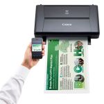 Canon PIXMA iP110 A4 Colour Inkjet Portable Printer with Battery ...