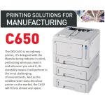 OKI C650 A4 Colour Laser Printer 09006143 | Printer Base