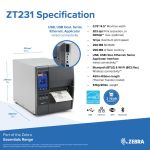 Zebra ZT231 Direct Thermal Label Printer: Loaded with Features, Easy on ...