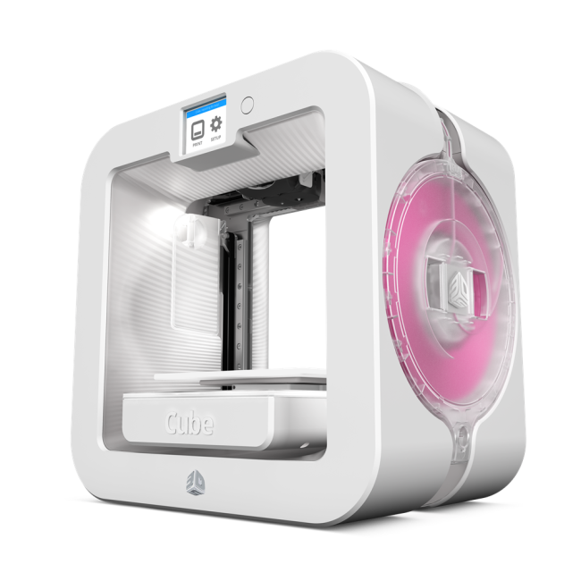 3D Systems Cube 3 3D Printer Gen3 White 392200 | Printer Base