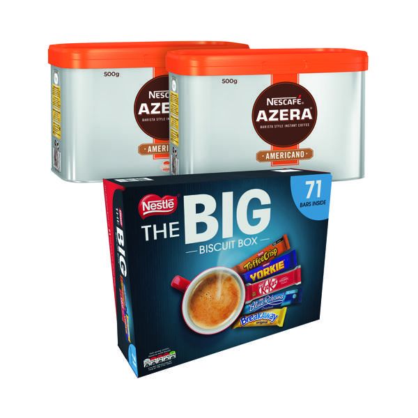 Nescafe Azera Americano 500g (2 Pack) NL81950 FOC Nestle Biscuits ...