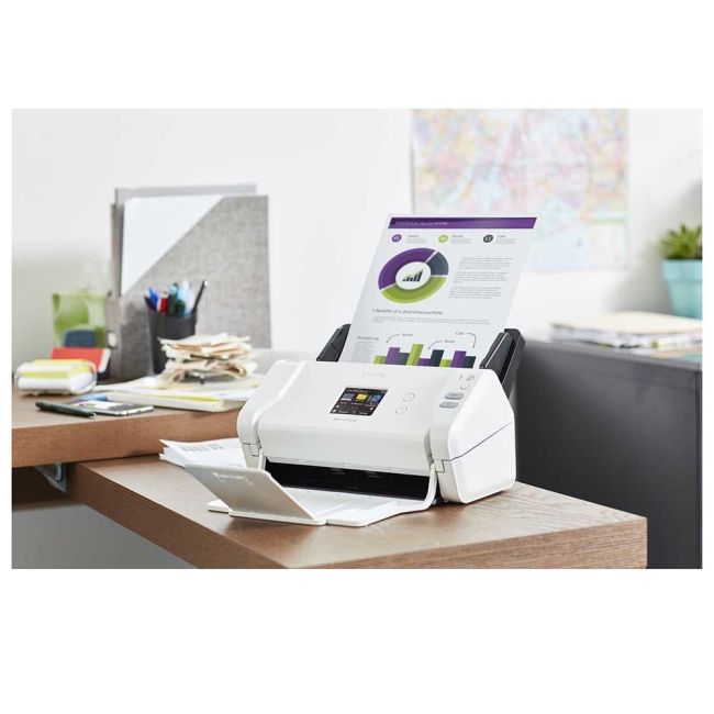 Brother ADS-2700W A4 Desktop Document Scanner ADS2700WZU1 | Printer Base