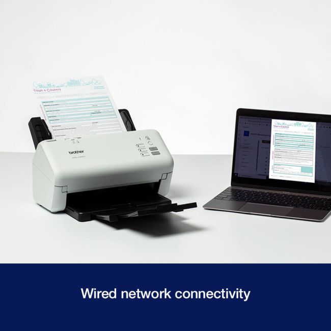 Brother ADS-4300N A4 Document Scanner ADS4300NZU1 | Printer Base