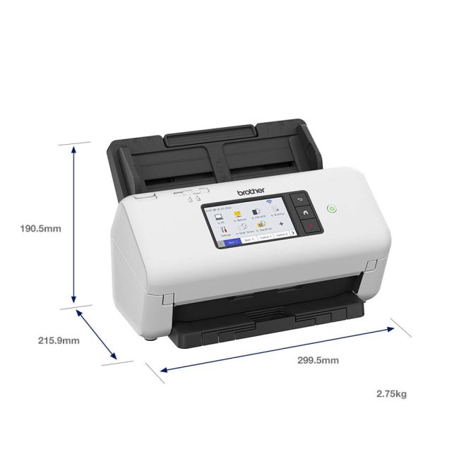 Brother ADS-4700W A4 Document Scanner ADS4700WZU1 | Printer Base
