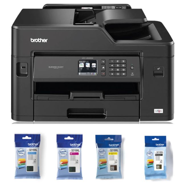 Brother MFC-J5330DW A3 Colour Inkjet Multifunction Printer + Original ...