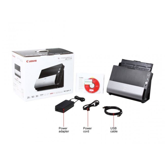 Canon imageFORMULA DR-C225ii A4 Document Scanner 3258C003 | Printer Base