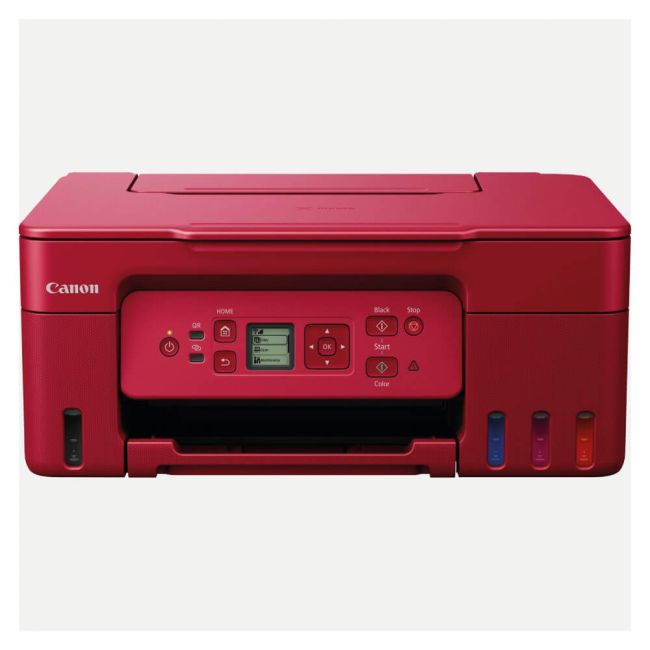 Canon PIXMA G3572 A4 Colour Multifunction Inkjet Printer (Red ...