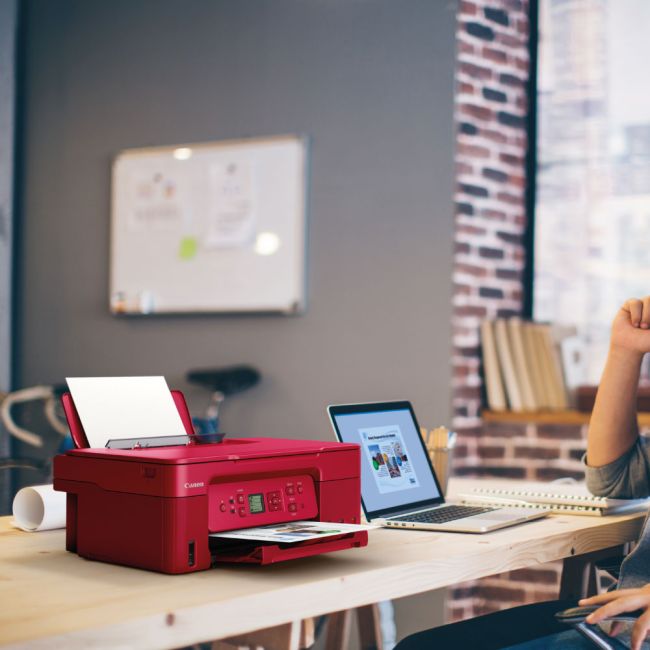Canon PIXMA G3572 A4 Colour Multifunction Inkjet Printer (Red ...