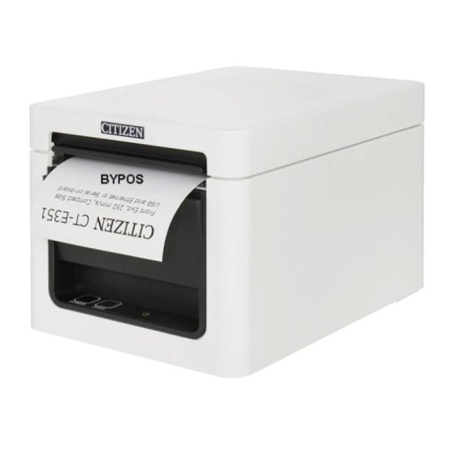 Citizen CT-E351 Direct Thermal White POS Printer (USB & Serial ...