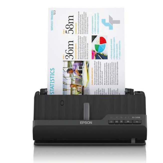 Epson WorkForce ES-C320W A4 Compact Desktop Scanner | Printer Base