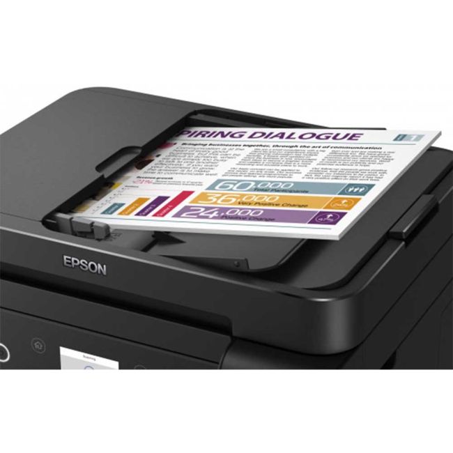Epson EcoTank ET-3850 A4 Colour Multifunction Inkjet Printer C11CJ61401 ...