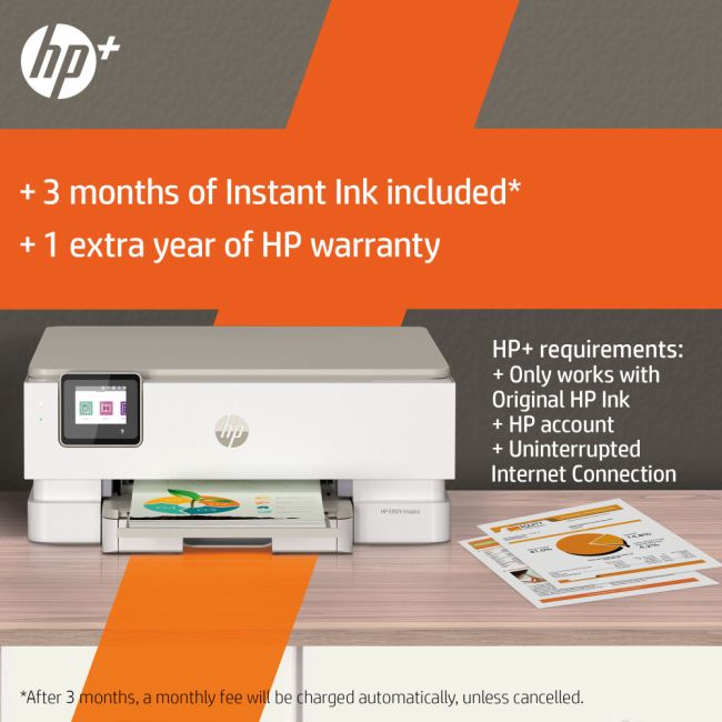 HP ENVY Inspire 7220e A4 Colour Multifunction Inkjet Printer 242P6B ...