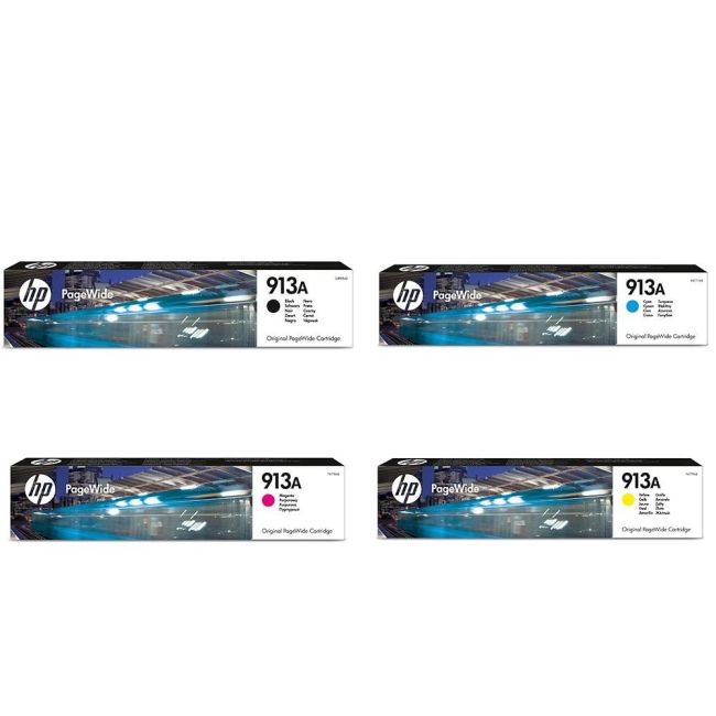 HP 913A CMYK Standard Yield Toner Cartridge Multipack (Save £5 ...
