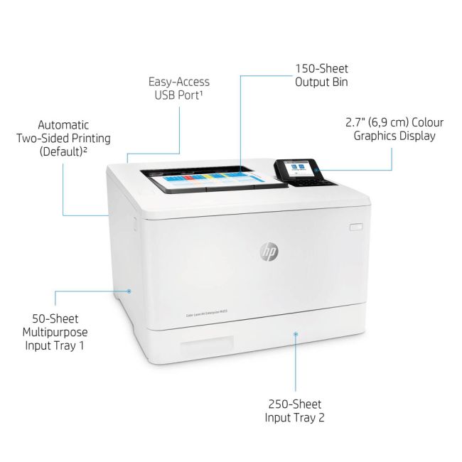 HP LaserJet Enterprise M455dn A4 Colour Laser Printer 3PZ95A | Printer Base