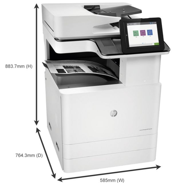 HP LaserJet Managed MFP E82540z A3 Mono Multifunction Laser Printer ...