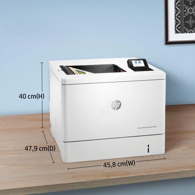 HP LaserJet Enterprise M554dn A4 Colour Laser Printer 7ZU81A#B19 ...