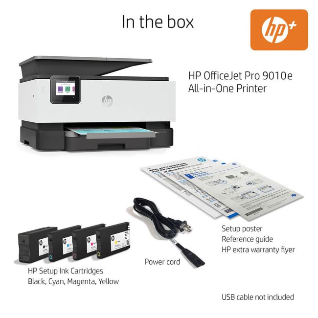 HP OfficeJet Pro 9010e A4 Multifunction Inkjet Printer (HP Plus) 257G4B ...