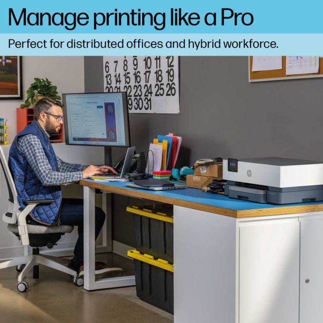 Hp Officejet Pro 9110b A4 Colour Inkjet Printer Printer Base