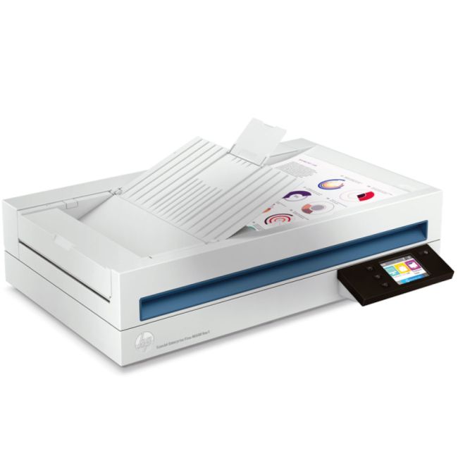 HP Scanjet Enterprise Flow N6600 fnw1 A4 Flatbed & ADF Scanner ...