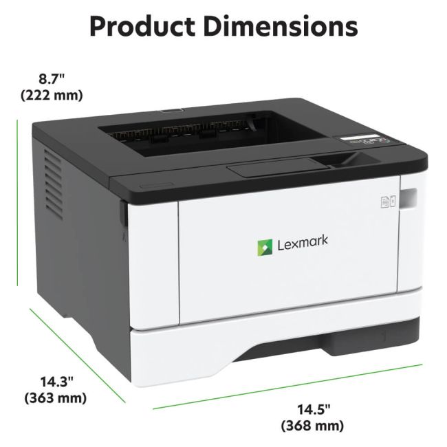Lexmark B3442DW A4 Mono Laser Printer 29S0313 | Printer Base