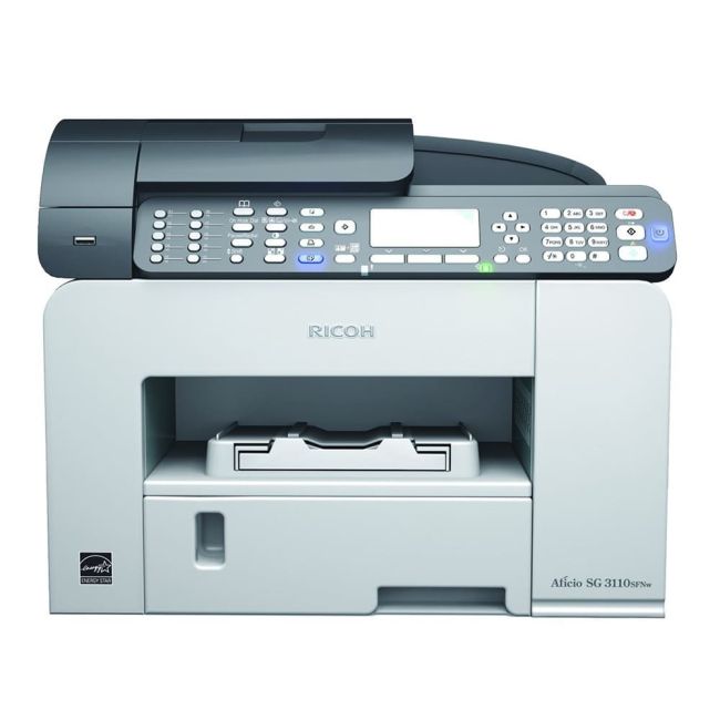 Ricoh SG 3110SFNw A4 Colour Gel MFP with Fax 980668 | Printer Base