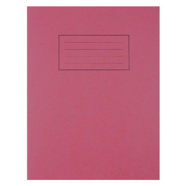 Silvine Feint Ruled With Margin Red 229x178mm Exercise Book 80 Pages ...