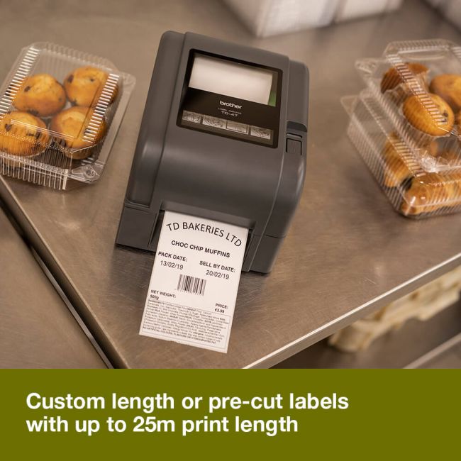 Brother TD-4750TNWBR Professional Thermal Label Printer TD-4750TNWBR ...