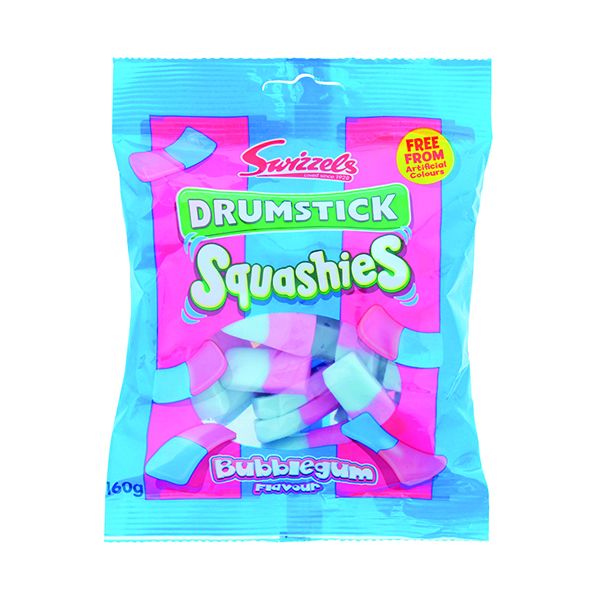 Swizzels Drumstick Squashies Bubblegum 160g (Pack of 10) FOSWI028 ...