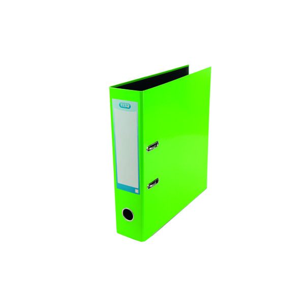 Elba 70mm Lever Arch File Laminated A4 Green 400107389 | Printer Base