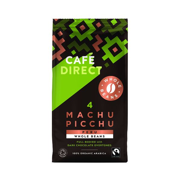 Cafedirect Machu Picchu Whole Coffee Beans 227g FCR1004 | Printer Base