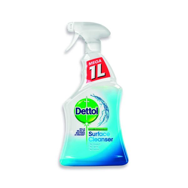 Dettol Surface Cleaner Trigger Spray No Fragrance 1L (Pack of 6 ...