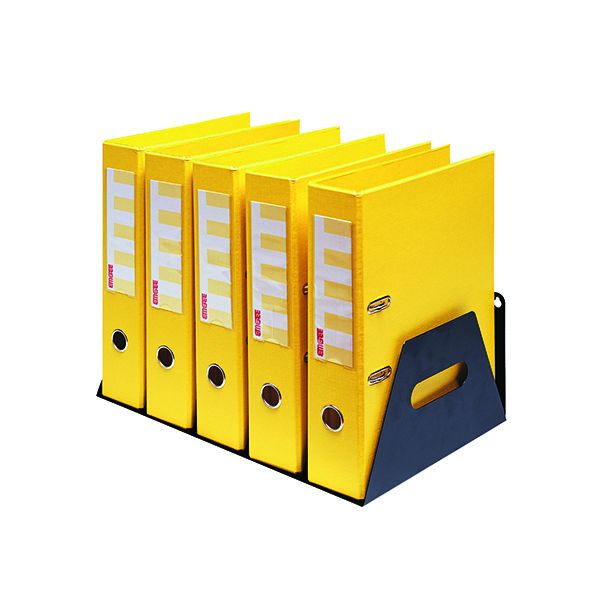 Rotadex 5-Section Lever Arch Filing Rack Black LAR5Black | Printer Base