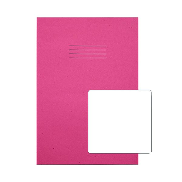 Rhino Exercise Book Plain 80 Pages A4 Pink (Pack of 50) VC48483 ...