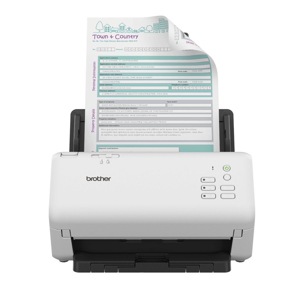 Brother ADS-4300N A4 Document Scanner ADS4300NZU1 | Printer Base