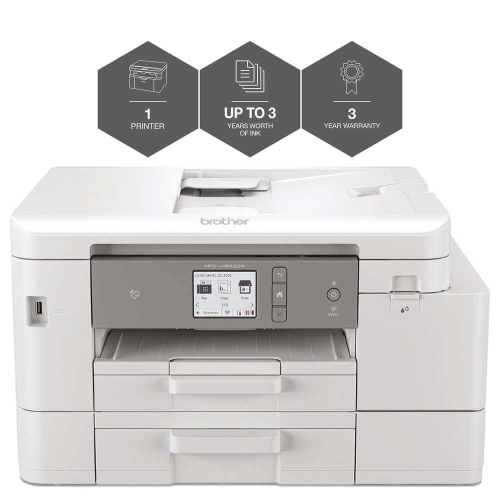 Brother MFC-J4540DWXL A4 Multifunction Inkjet Printer MFCJ4540DWXLZU1 ...