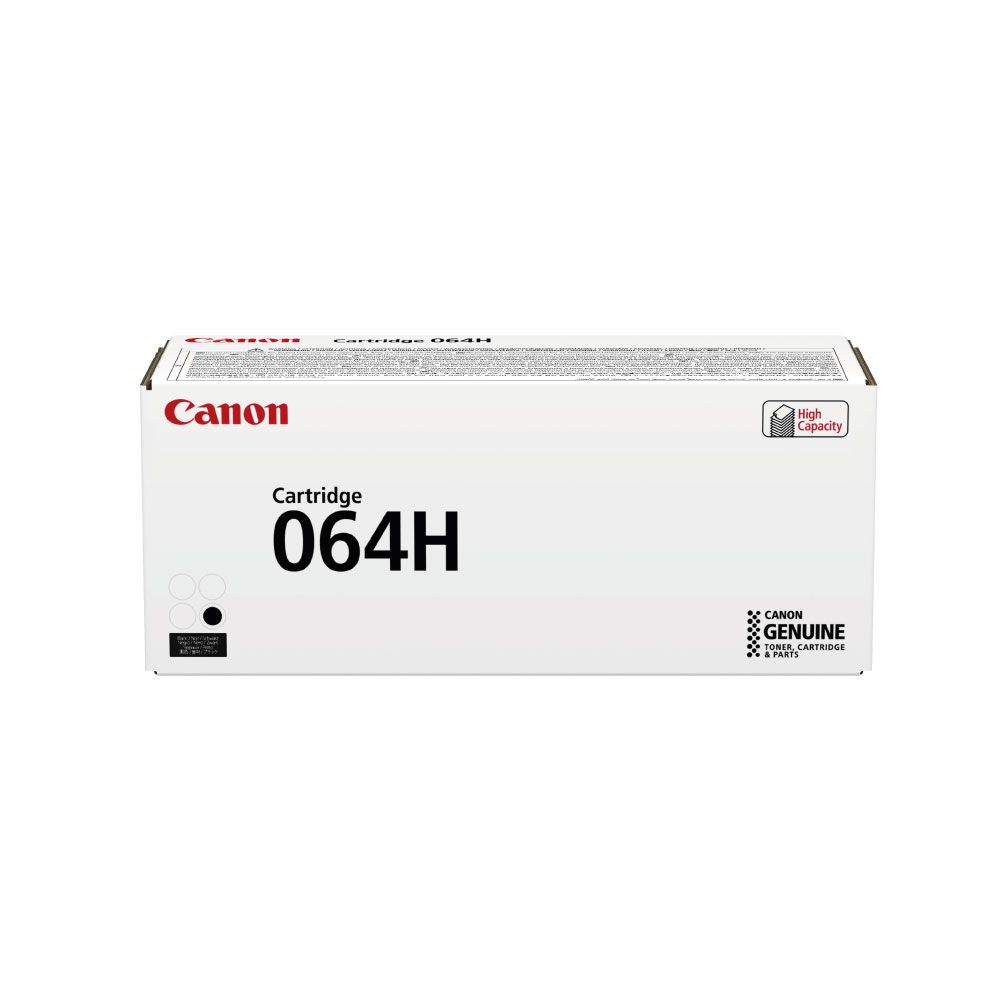 Canon 064H High Yield Black Toner Cartridge (13,400 Pages*) 4938C001 ...