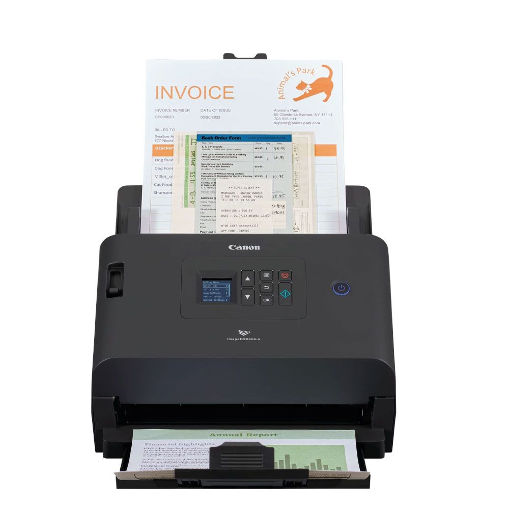 Canon imageFORMULA S250N A4 Desktop Scanner | Printer Base