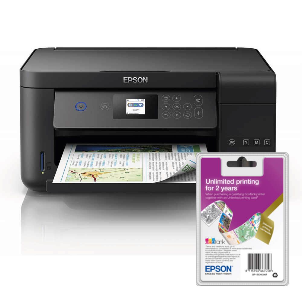 Epson EcoTank ET-2750 A4 Colour Multifunction Inkjet Printer (2 Year ...