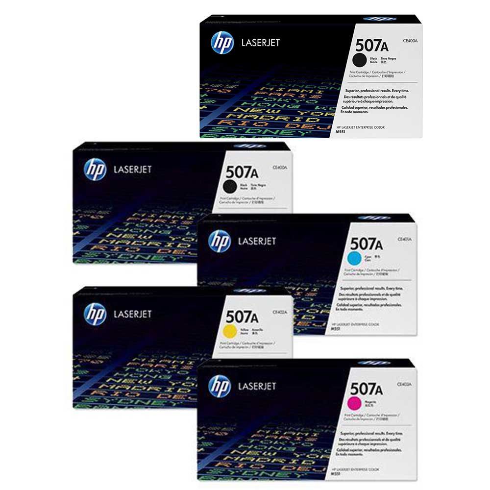 HP 507 CYM + 2 x Black Standard Yield Toner Cartridge Multipack ...