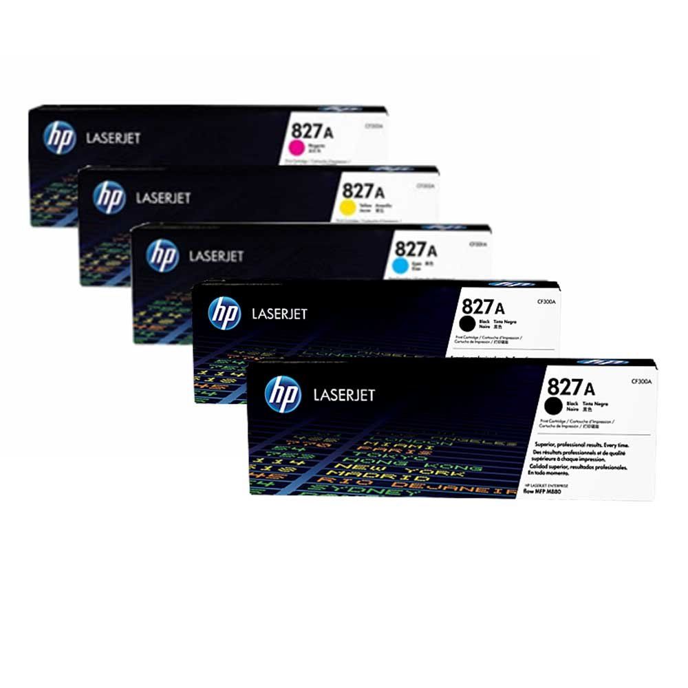 HP 827 CYM + 2 x Black Standard Yield Toner Cartridge Multipack ...