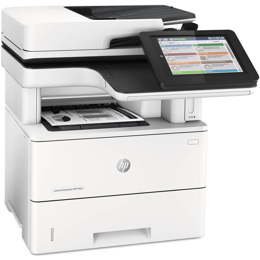 HP LaserJet Enterprise MFP M527f A4 Mono Multifunction Printer with Fax ...