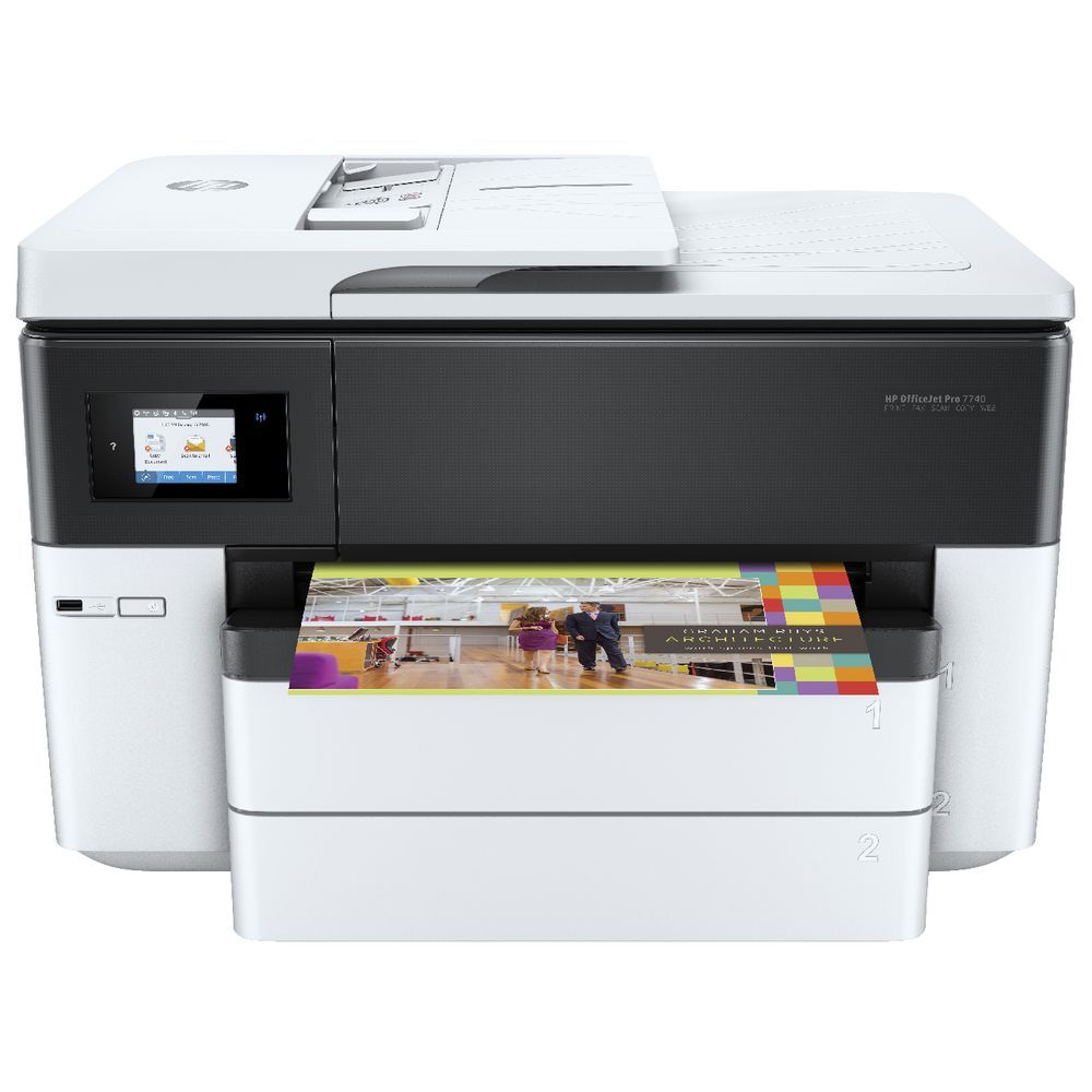 HP OfficeJet Pro 7740 A3 Multifunction Inkjet Printer G5J38A#A80 ...