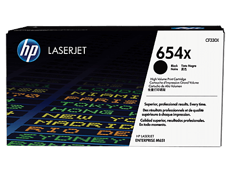 HP CF330X 654X High Yield Black Toner Cartridge | Printer Base