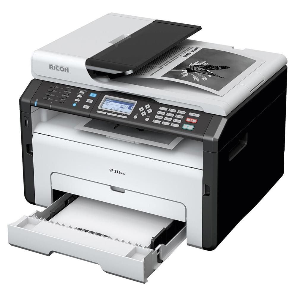 Ricoh SP 213SFNW A4 Mono Laser Multifunction Printer 904236 | Printer Base