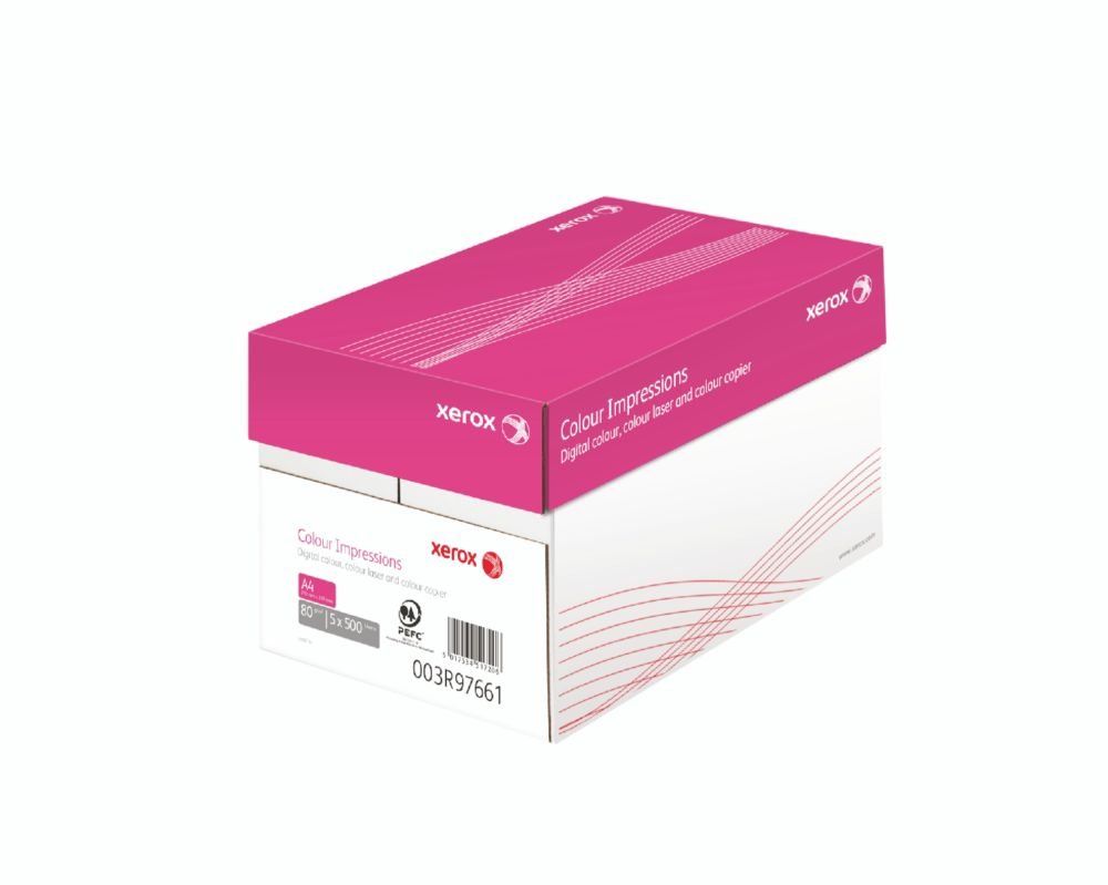 3 x Xerox Colour Impressions 120gsm A3 Office Paper Box (18x250 Sheets ...