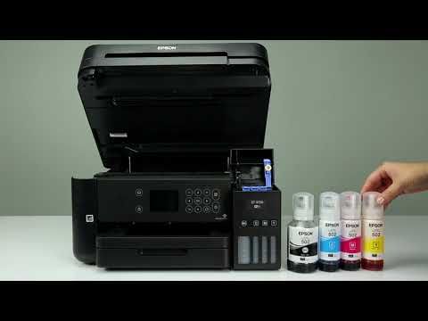 Epson EcoTank ET-3850 A4 Colour Multifunction Inkjet Printer C11CJ61401 ...