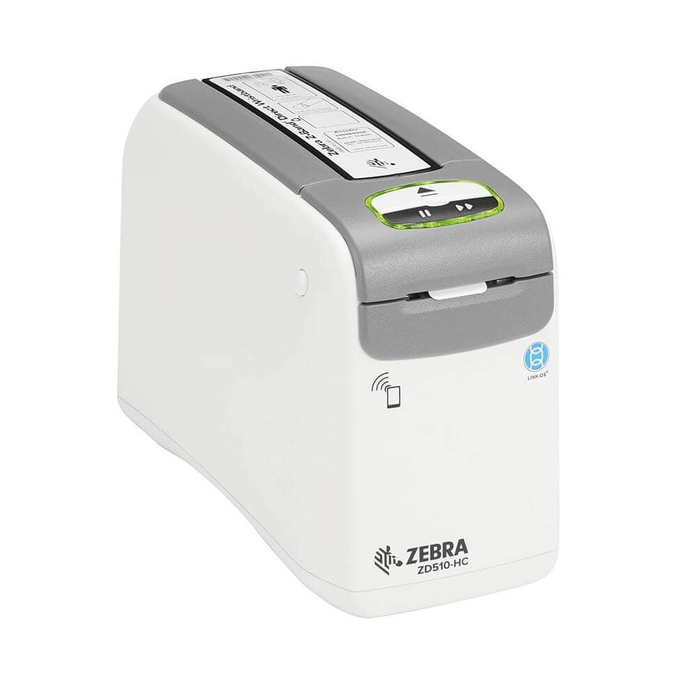 Zebra ZD510-HC Direct Thermal Wristband Wireless Label Printer ZD51013 ...
