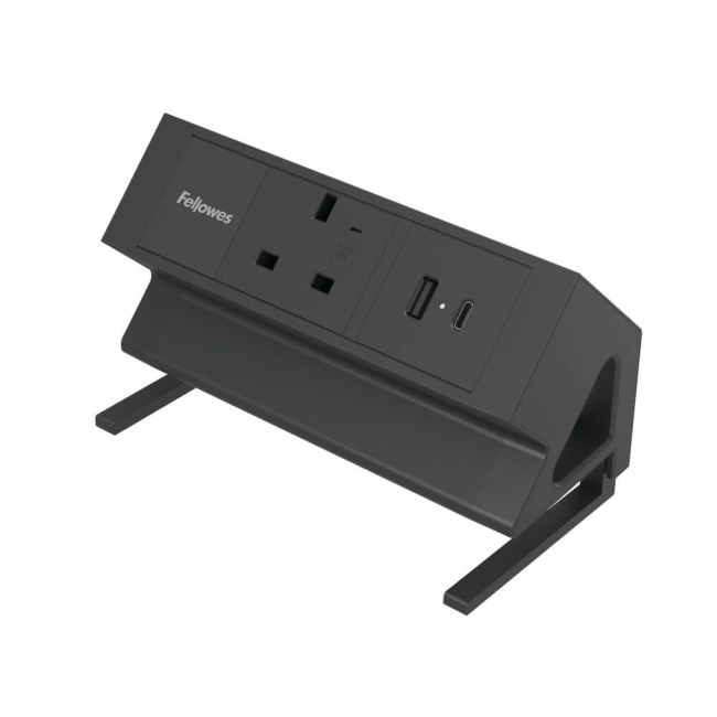Fellowes Power Desk 100136980 - UK Power Socket | Printer Base