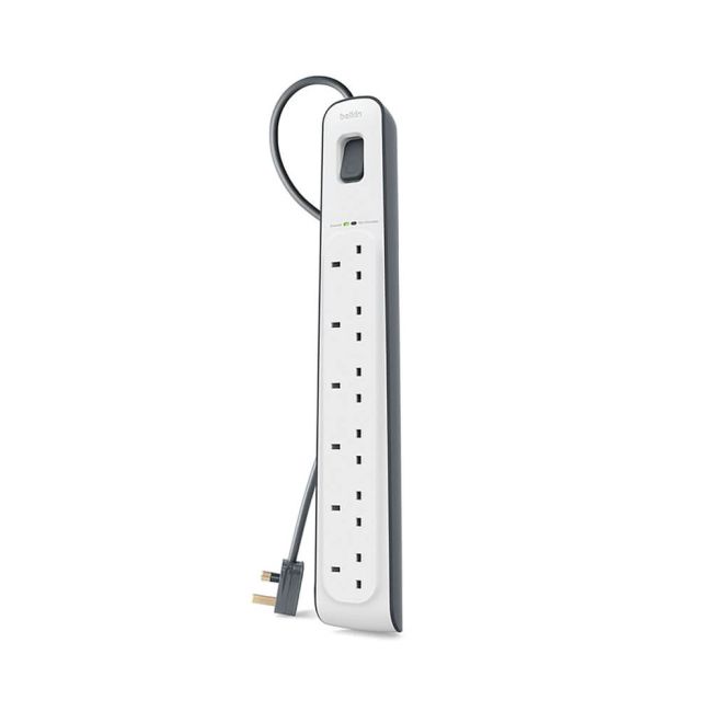 Belkin Surge Protector 6 Sockets 2m - BSV603AF2M | Printer Base