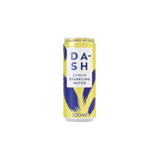 Dash Water Lemon 330ml Can (Pack of 12) DBL003 | Printer Base